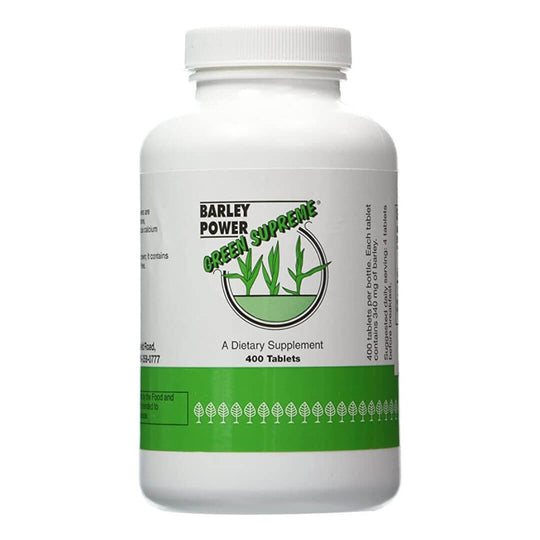 Green Supreme Barley Grass Tablets | 400 count tablets – All Natural ...